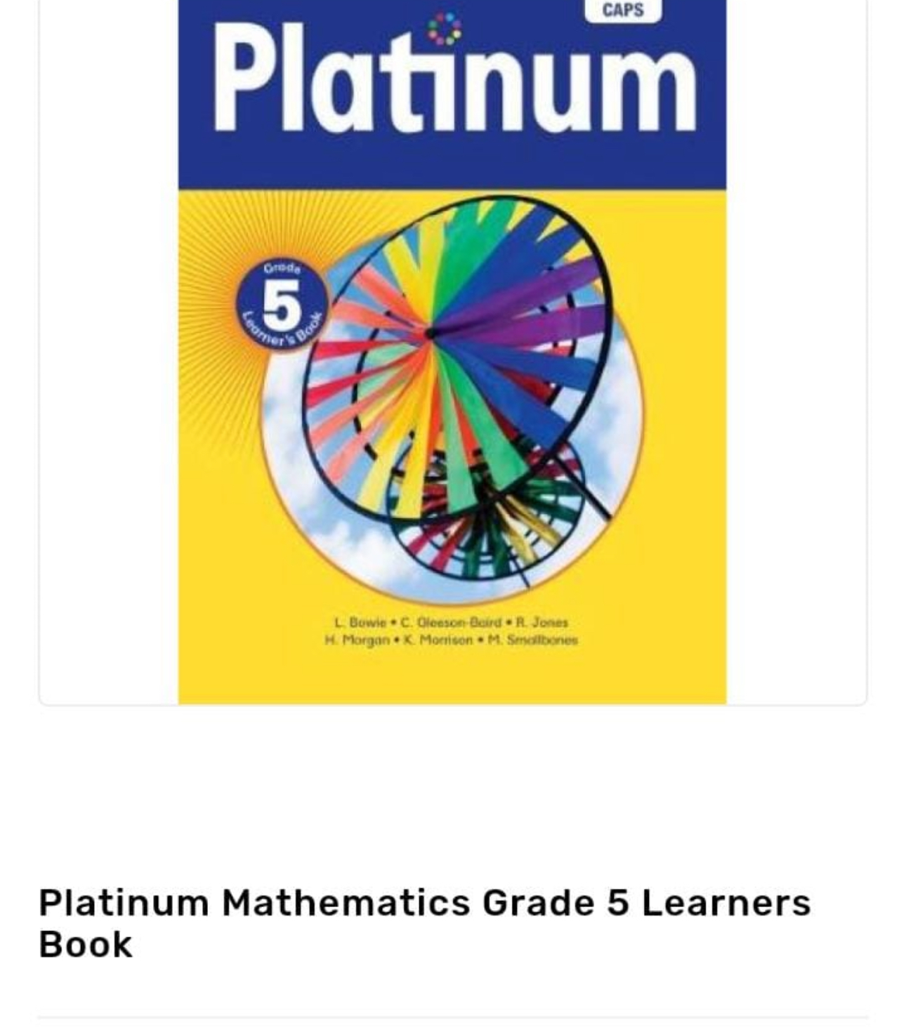 Platinum Mathematics Grade 5 Learners Book The Stationery People Platinum Mathematics Grade 5 Learners Book The Stationery People