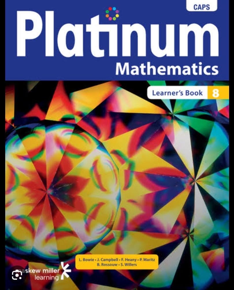 Grade 8 Mathematics Platinum Textbook The Stationery People Grade 8 Mathematics Platinum Textbook The Stationery People