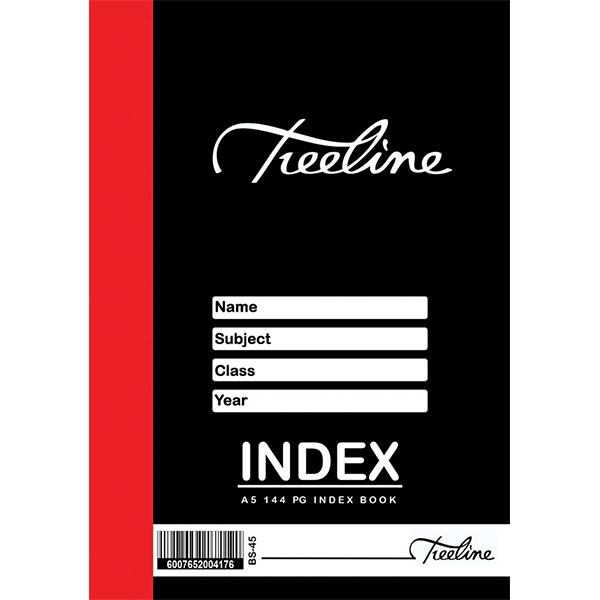 A5 144pg Index Book - The Stationery People